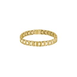Gliederarmband BOSS "CANDOR JEWELRY", gelbgoldfarben, Armb&auml;nder, Damen, 19cm, Edelstahl, Gliederarmband