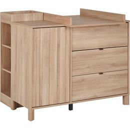 Wickelkommode GAMI "Calypso Wickelkommode", eiche bocage nachbildung, eiche bocage nachbildung, B:113cm H:94cm T:81cm, Holzwerkstoff, Wickelkommoden, Wickelkommode, durchdachte Funktionalit&auml;t &ndash; ideal zum Verstauen aller Utensilien.