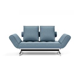 3-Sitzer INNOVATION LIVING &trade; "Ghia Schlafsofa, Multi-Wohlf&uuml;hlsofa, OTTOs Choice, Designfu&szlig;", blau (hellblau), B:178cm H:83cm T:93cm, Sofas, 3-Sitzer, eine gro&szlig;e Liegefl&auml;che mit geringer Stellfl&auml;che, beidseitig abklappbar