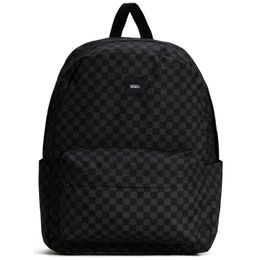 Rucksack Vans "OLD SKOOL CHECK BACKPACK", schwarz, charco, Rucks&auml;cke, Polyester, Rucksack, f&uuml;r vielseitige Einsatzzwecke, mit zwei Taschen und Ordnungsfach