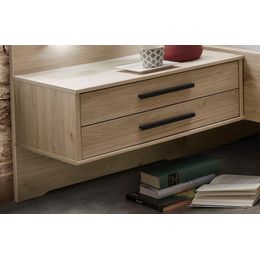 Nachttisch Wiemann "Br&uuml;ssel", beige (steineiche nachbildung, schiefer nachbildung), B:60cm, Tische, Nachttisch, vormontiert