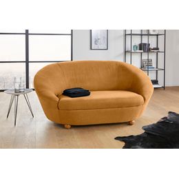 Sofa "LooksIV", orange (mango), B:178cm H:82cm T:114cm, LOOKS by Wolfgang Joop, Sofas, Sofa, Rundsofa, in vielen frischen Farben w&auml;hlbar