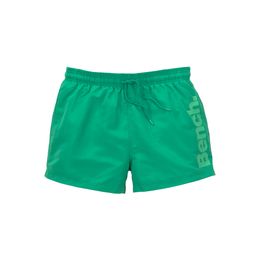 Badeshorts Bench., Herren, Gr. M (50), N-Gr, gr&uuml;n, Microfaser, Polyester, unifarben, Badehosen Badeshorts, mit seitlichem Logoschriftzug