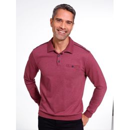 Sweatshirt CLASSIC, Herren, Gr. 60/62, rot (bordeaux, meliert), 60% Baumwolle, 40% Polyester, meliert, Sweatshirts Sweatshirt