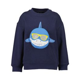 Sweater Blue Seven "Blue Seven Sweatshirt", Jungen, Gr. 122, 5640, ultramarin, 100% Baumwolle, normal normal, Rundhals, gerader Abschluss, Sweatshirts Sweater