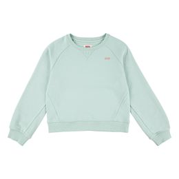Sweatshirt LEVI'S KIDS "LVG LEVIS HD SILICONE BATWING", M&auml;dchen, Gr. 6 (116), celadon, Sweatware, Obermaterial: 80% Baumwolle, 20% Polyester, Sweatshirts Sweatshirt