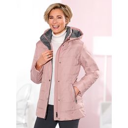 Steppjacke Classic Basics, Damen, Gr. 46, rosa (rosenquarz), 100% Polyester, Wattierung:100% Polyester, unifarben, Jacken Steppjacke