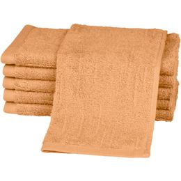 G&auml;stehandtuch Ross "Premium", braun (caramel), B:30cm L:50cm, Frottier, Obermaterial: 100% Baumwolle, Handt&uuml;cher, G&auml;stehandtuch, 100% Baumwolle