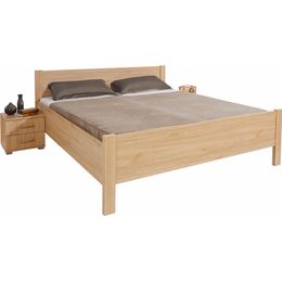 Bett Priess "Husum Schlafzimmer Jugendzimmer Rahmenbett", braun (livornobuchefarben), B:190cm H:85cm L:208cm, Betten, Bett, mit Komforth&ouml;he verschiedene Ausf&uuml;hrungen hochwertige Premium Qualit&auml;t