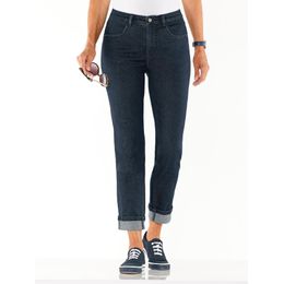 7/8-Jeans Classic Basics, Damen, Gr. 50, Normalgr&ouml;&szlig;en, dunkelblau, 81% Baumwolle, 17% Polyester, 2% Elasthan, 7/8-L&auml;nge, Jeans 7/8-Jeans
