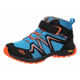 Br&uuml;tting Wanderstiefel BR&Uuml;TTING "Outdoorstiefel Rockwall", Jungen, Gr. 37, blau, Synthetik, Schuhe Wanderstiefel