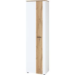 Garderobenschrank Innostyle "Garderobenschrank Sparks, 57x202x38cm (B/H/T)", wei&szlig;, B:57cm H:202cm T:38cm, Holzwerkstoff, MDF, Schr&auml;nke, Garderobenschrank, 1 t&uuml;rig, 1 Kleiderstange, Softclose