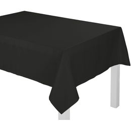 Tischdecke WIRTH "NEWBURY" Gr. 3, schwarz, B:130cm L:160cm, Baumwolle, Polyester, Tischdecken, Tischdecke