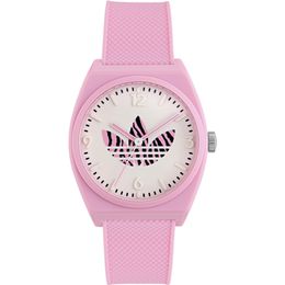 Quarzuhr adidas originals "PROJECT TWO GRFX", rosa, Armbanduhren, Damen, Quarzuhr, Armbanduhr, Damenuhr, Herrenuhr, unisex, analog