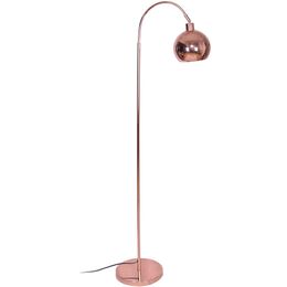 Salesfever Stehlampe "Pepe", braun (kupferfarben), 1, &Oslash; 20cm H: 153cm, Leuchten, Gestell aus Metall, Stehlampe