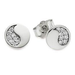 Paar Ohrstecker "Schmuck Geschenk Silberohrringe", silberfarben, kristallwei&szlig;, kristallwei&szlig;, ANISTON JEWELRY & WATCHES, Ohrringe, Damen, 6,6mm, Silber 925 (Sterlingsilber), Paar Ohrstecker, mit Zirkonia (synth.)