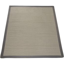 Teppich Paco Home "Sisala 270", beige (creme), B:120cm H:4mm L:170cm, Polypropylen (PP), Teppiche, Teppich, Flachgewebe, gewebt, Sisal Optik, Bord&uuml;re, In- und Outdoor geeignet