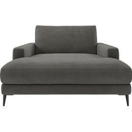Chaiselongue Home Affaire "Downtown Loungem&ouml;bel zum Relaxen, B/T/H: 132/170/84 cm", grau, B:132cm H:84cm T:170cm, 95% Polyester, 5% Nylon, Sofas, Chaiselongue, auch in Boucl&eacute;, Cord und Easy care - leicht mir Wasser zu reinigen