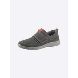 Klettschuh Jomos, Herren, Gr. 46, grau, Veloursleder, Schuhe Klettschuh