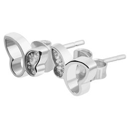 Adelia&acute;s Paar Ohrstecker ADELIA&acute;S "M&auml;dchen Ohrringe &iquest; Ohrstecker aus 925 Silber mit Zirkonia", silber, Ohrringe, Damen, Silber 925 (Sterlingsilber), Paar Ohrstecker