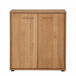 Hochkommode Wiemann "Lido", braun (eiche), B:80cm H:86cm T:43cm, Sideboards, Hochkommode, Breite 80 cm