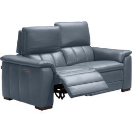 2-Sitzer Egoitaliano "Capucine", grau, B:154cm H:99cm T:97cm, Sofas, 2-Sitzer, wahlweise mit elektrisch oder manuell verstellbarer Relaxfunktion