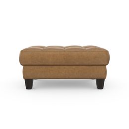 Sit & More Stauraumhocker SIT & MORE "Westham", braun (cognac), B:101cm H:47cm T:66cm, 100% Polyester, Hocker, Stauraumhocker, wahlewise mit/ohne Federkern