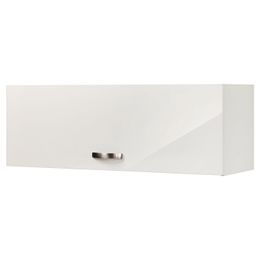 Klapph&auml;ngeschrank Optifit "Agos", wei&szlig;, B:100cm H:34,5cm T:34,9cm, Holzwerkstoff, Schr&auml;nke, Klapph&auml;ngeschrank