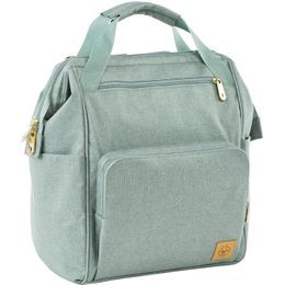 L&auml;ssig Wickelrucksack L&Auml;SSIG "Glam, Goldie, Backpack mint", Baby, Gr. B/H/T: 30cm x 36cm x 17cm, gr&uuml;n (mint), Polyester, Rucks&auml;cke Wickelrucksack, PETA-approved vegan