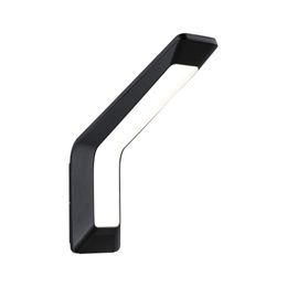 LED Au&szlig;en-Wandleuchte Paulmann "Merano IP44 90x328mm 3000K 14W 950lm 230V Anthrazit Aluminium", grau (anthrazit), B:9cm H:28,5cm T:32,8cm, Leuchten, LED Au&szlig;en-Wandleuchte, Bewegungsmelder mit Hochfrequenz-Sensor
