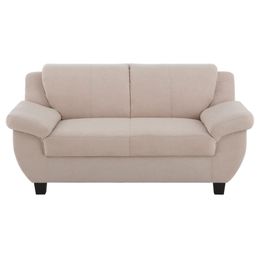 2-Sitzer Home Affaire "Yesterday Couch, B/T: 159/91 cm, belastbar bis 140kg/ Sitz", beige (natur), Sofas, B/H/T: 159cm x 80cm x 91cm, Microfaser, Antikleder-Optik Melrose (100% Polyester);Struktur (100% Polyester);Primabelle-Microfaser (100% Polyester), Antiklederoptik, 2-Sitzer, Microfaser, natur, B:159cm H:80cm T:91cm