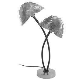 Kayoom Tischleuchte "Sue", silber (silberfarben), 2, H: 60cm, 1 Stk., Leuchten, Dekorative Tischlampe mit zwei Lichtobjekten aus Metall, Tischleuchte