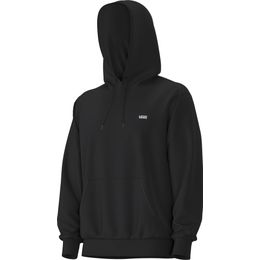Kapuzensweatshirt Vans "LEFTCHESTIILOOSEPO", Herren, Gr. S, schwarz, Obermaterial: 100% Baumwolle, Sweatshirts Kapuzensweatshirt
