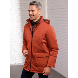 Outdoorjacke CLASSIC, Herren, Gr. 52, rot (rostrot), 100% Polyester, Wattierung:100% Polyester, unifarben, Jacken Outdoorjacke