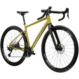 Gravelbike KROSS "Esker 6.0" Gr. 46, braun (braun, braun), Fahrr&auml;der, Herren, 46cm, 28 Zoll (71,12cm) hinten: 28 Zoll (71,12cm), Gravelbike