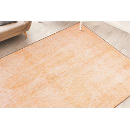 Teppich me gusta "Faye 825", beige (sand), B:75cm H:6mm L:150cm, Polyester, Teppiche, Teppich, Flachgewebe, gedrucktes Motiv, Wohnzimmer, Esszimmer