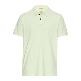 Poloshirt Camel Active, Herren, Gr. XL, pale mint, Web, Obermaterial: 100% Baumwolle, unifarben, regular fit h&uuml;ftbedeckend, Rundhals, Shirts Poloshirt, mit Logo-Stickerei