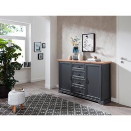 Kommode Innostyle "Jasmin", grau (graphit), B:165cm H:102cm T:41cm, FSC-zertifizierter Holzwerkstoff, Holzwerkstoff, Sideboards, Kommode, Breite 165 cm