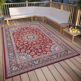 Teppich Hanse Home "Kadi", bunt (rot,blau), B:160cm H:3mm L:235cm, Polyester, Polypropylen (PP), Teppiche, Teppich, In-& Outdoor, Teppich, Wetterfest, Balkon, Garten, Wohnzimmer, Orient