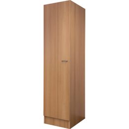 Seitenschrank Flex-Well "Nano", braun (buche nachbildung), B:50cm H:200cm T:57,1cm, Holzwerkstoff, Schr&auml;nke, Seitenschrank, (B x H x T) 50 x 200 x 57 cm, f&uuml;r viel Stauraum