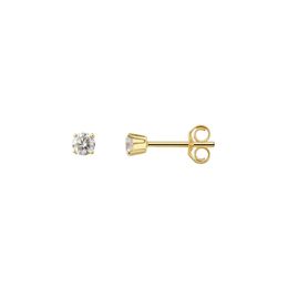 Paar Ohrstecker ONE ELEMENT "0.25 ct Diamant Brillant Ohrringe Ohrstecker aus 585 Gelbgold", gold, Ohrringe, Damen, Gelbgold 585, Paar Ohrstecker