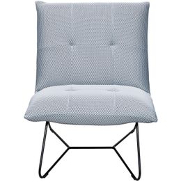 Loungesessel ED EXCITING DESIGN "Azly", grau, B:69cm H:76cm T:86cm, 100% Polyester, Sessel, Loungesessel
