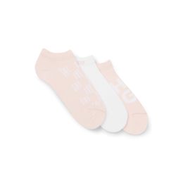 Sneakersocken HUGO UNDERWEAR, Damen, Gr. 35-38, light, pastel pink 688, Baumwollmischung, normal, Socken Sneakersocken, verst&auml;rkte Fersen- und Zehenpartie