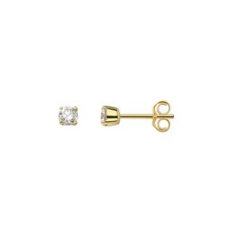 Paar Ohrstecker ONE ELEMENT "0.30 ct Diamant Brillant Ohrringe Ohrstecker aus 585 Gelbgold", gold, Ohrringe, Damen, Gelbgold 585, Paar Ohrstecker