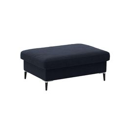 Pouf FLEXLUX "Fiore", blau (royal blau), B:97cm H:34cm T:66cm, Aluminium, Holz teilmassiv, Poufs, Pouf, Kaltschaum, F&uuml;&szlig;e Alu+schwarz