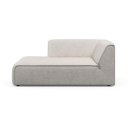 Ottomane OTTO HOME "Merid Chaiselongue, Ma&szlig;e B/T/H: 100/162/70 cm", beige (creme), B:100cm H:70cm T:162cm, 100% Polyester, Sofas, Ottomane, als Modul oder separat verwendbar, f&uuml;r individuelle Zusammenstellung