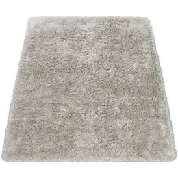 Hochflor-Teppich Paco Home "Akumal 930", grau, B:120cm H:60mm L:170cm, Polyester, Teppiche, Hochflor-Teppich, Shaggy, besonders weich durch Softgarn, Uni-Farben