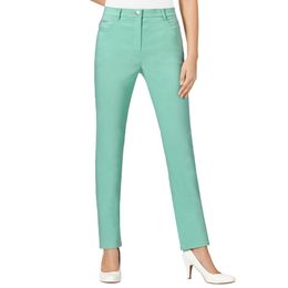 Stretch-Hose Stehmann, Damen, Gr. 46, Normalgr&ouml;&szlig;en, gr&uuml;n (mint), 72% Viskose, 25% Polyamid, 3% Elasthan, unifarben, lang, Hosen Stretch-Hose