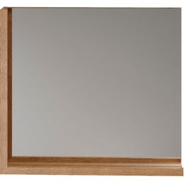 Spiegel Inosign "Premont", braun, B:80cm H:72cm T:12cm, FSC-zertifizierter Holzwerkstoff, Spiegel, Spiegel, Rahmen und Ablagefl&auml;che in Holzoptik, B/H ca.: 80/72 cm