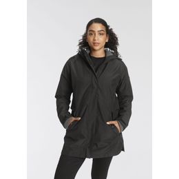 3-in-1-Funktionsparka Polarino, Damen, Gr. 46, schwarz, Obermaterial: 100% Polyester. Futter: 100% Polyester. Innenjacke: 100% Polyester, unifarben, mit verstellbarem Klettverschluss, Jacken 3-in-1-Funktionsparka, atmungsaktiv, winddicht, wasserdicht, mit 2-Wege-Rei&szlig;verschluss